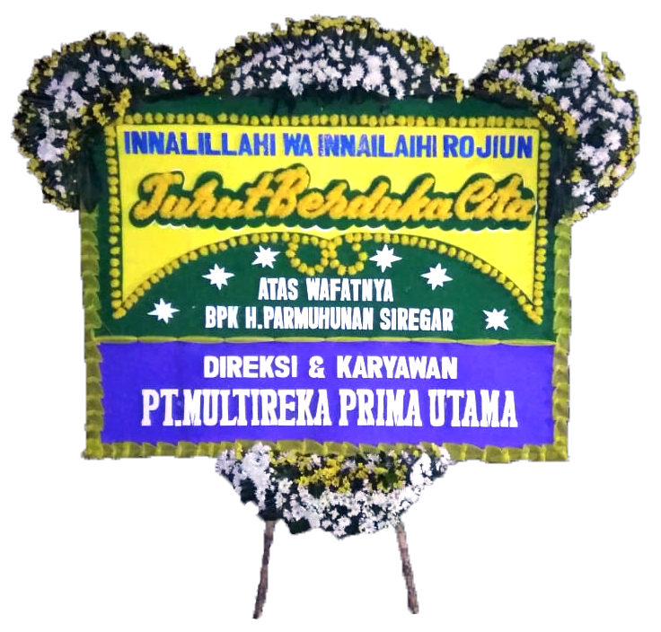 Contoh Karangan Bunga Papan Duka Cita Islam di Jakarta