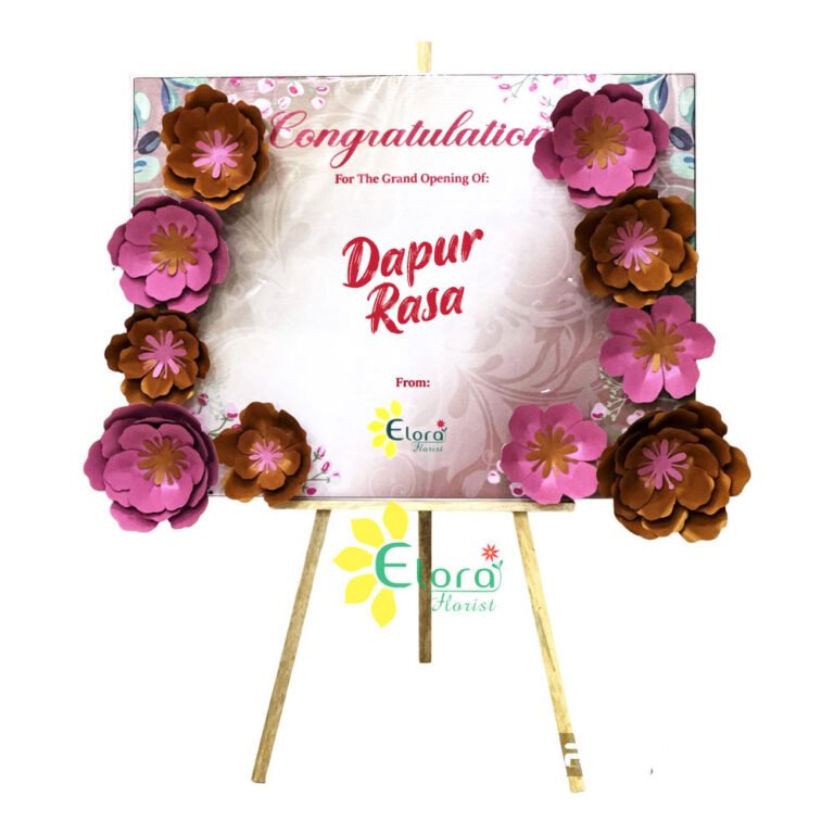 Jual PPLC - 001 Bunga Papan Kertas Congratulation 24 Jam