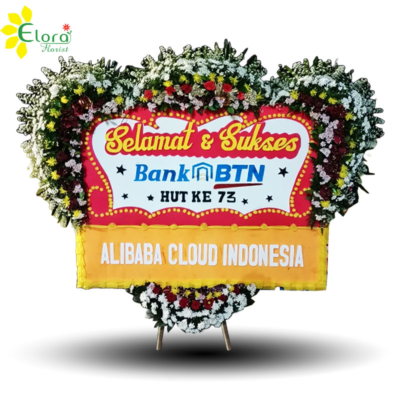 Jual Bunga Papan HUT Bank BTN BPH-022 Free Ongkir 24 Jam