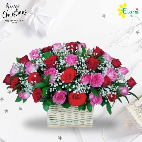 Jual Bunga Meja Natal BMN-004 Free Ongkir 24 Jam