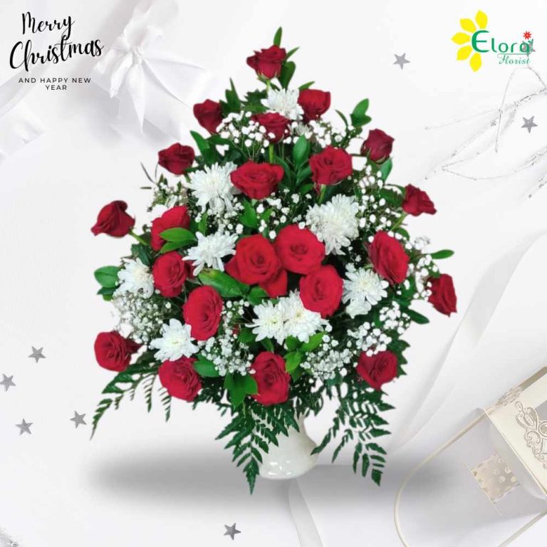 Jual Bunga Meja Natal BMN-005 Free Ongkir 24 Jam